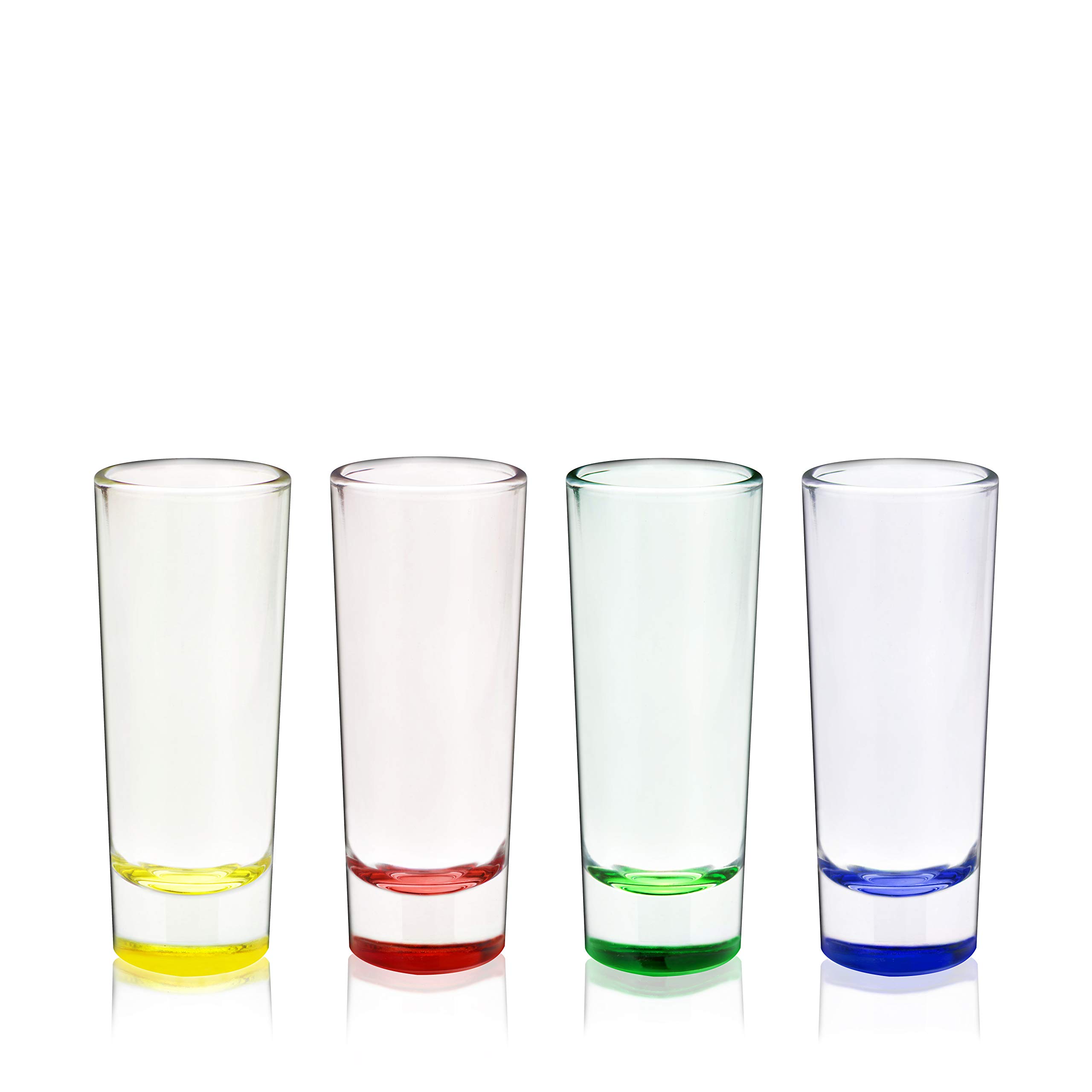 True Bartender Kit Shot Glass Shooter Set of 4, Clear