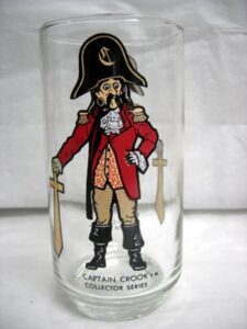 captain crook vintage 1976 collectors mc donalds glass promotional