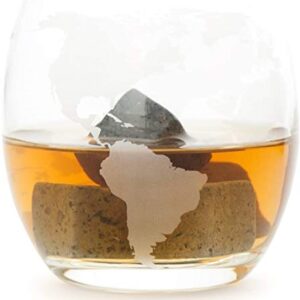 COLIBYOU Globe Whiskey Glasses - 12 Oz (350ml) 2 Pack