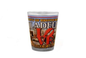 philadelphia city skyline shot glass (#55125)