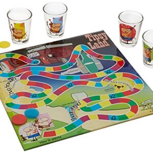 Game Night Tipsyland Drinking Shot Glass Board Set