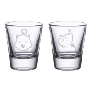 moogle - etched shot glasses