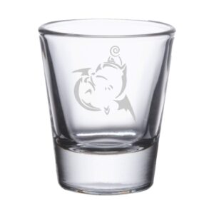 Moogle - Etched Shot Glasses