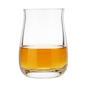 Spiegelau Single Barrel Bourbon Glasses, Set of 2, European-Made Lead-Free Crystal, Modern Whiskey Glasses, Dishwasher Safe, Professional Quality Cocktail Glass Gift Set, 13.25 oz