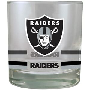 the memory company las vegas raiders banded rocks glass