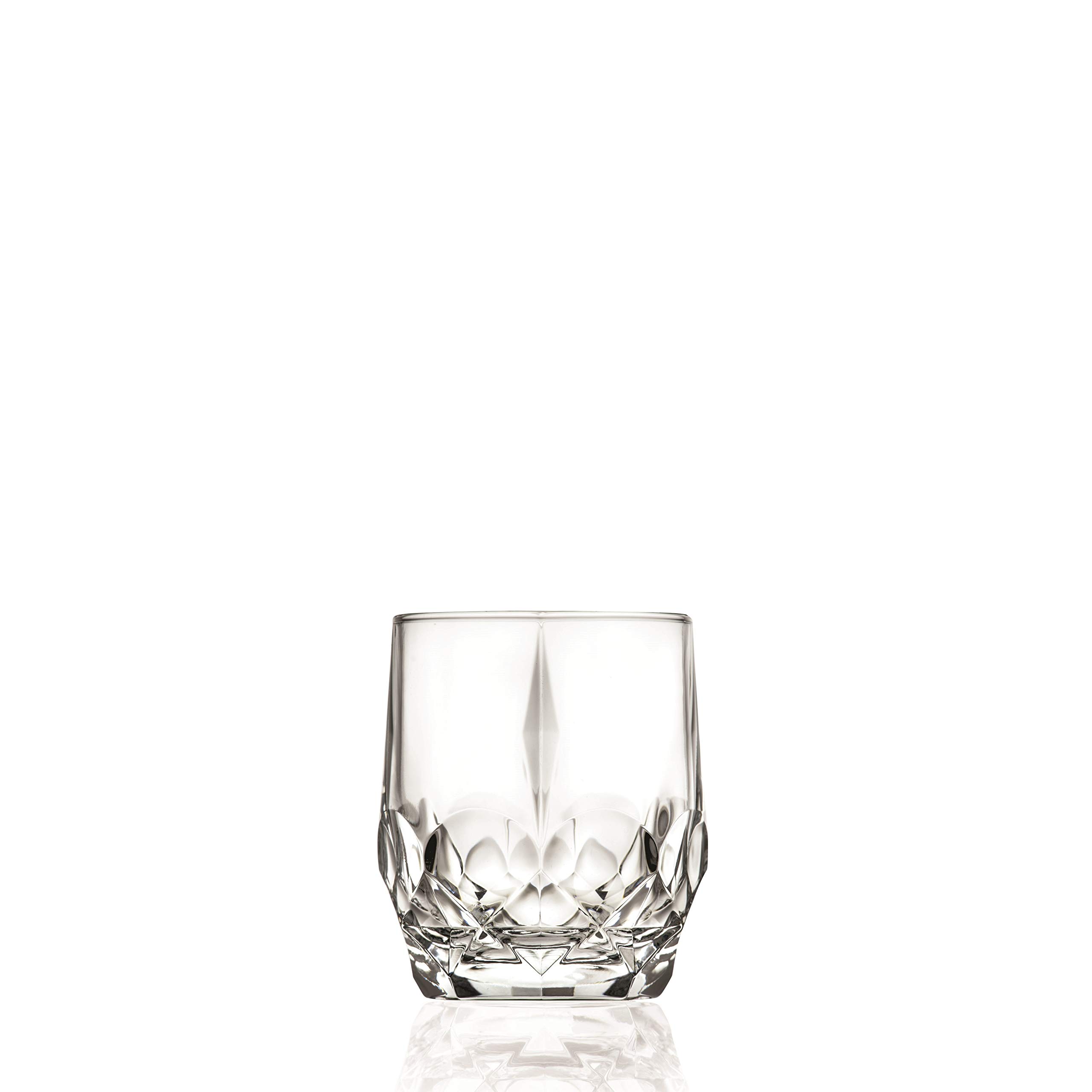 Barski Tumbler Glass - Double Old Fashioned - Set of 6 Glasses - Designed DOF tumblers - For Whiskey - Bourbon - Water - Beverage - Drinking Glasses - 11 oz. - Glass - Made in Europe