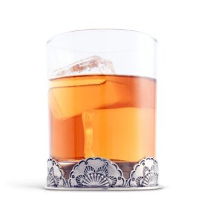 Vagabond House Western Double Old Fashion/Bar/Whiskey/Juice Glass - Sold as Single 4.5 inch Tall 8 oz