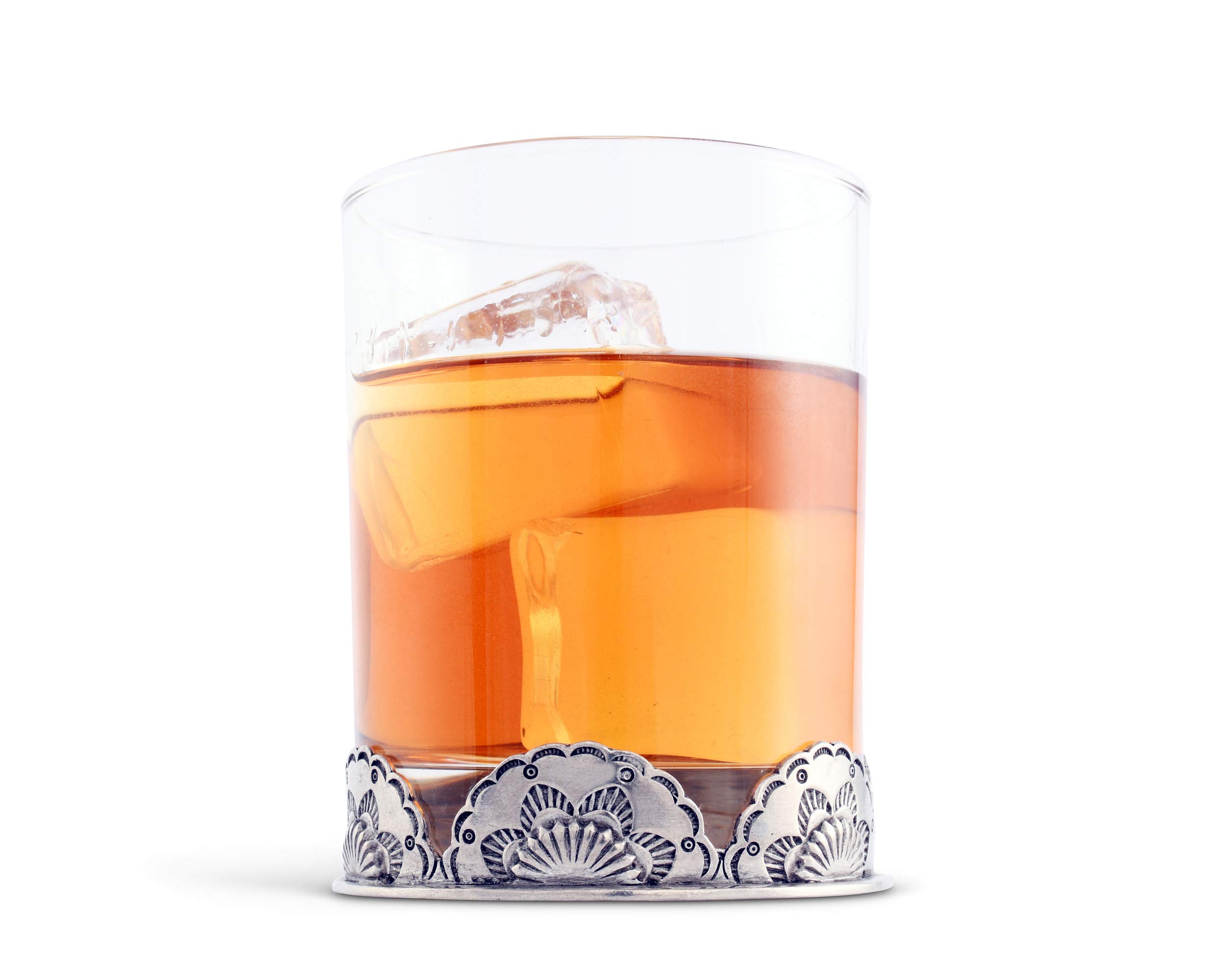 Vagabond House Western Double Old Fashion/Bar/Whiskey/Juice Glass - Sold as Single 4.5 inch Tall 8 oz