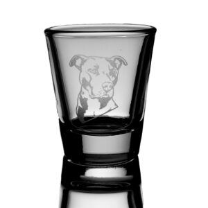 2oz pit bull shot glass