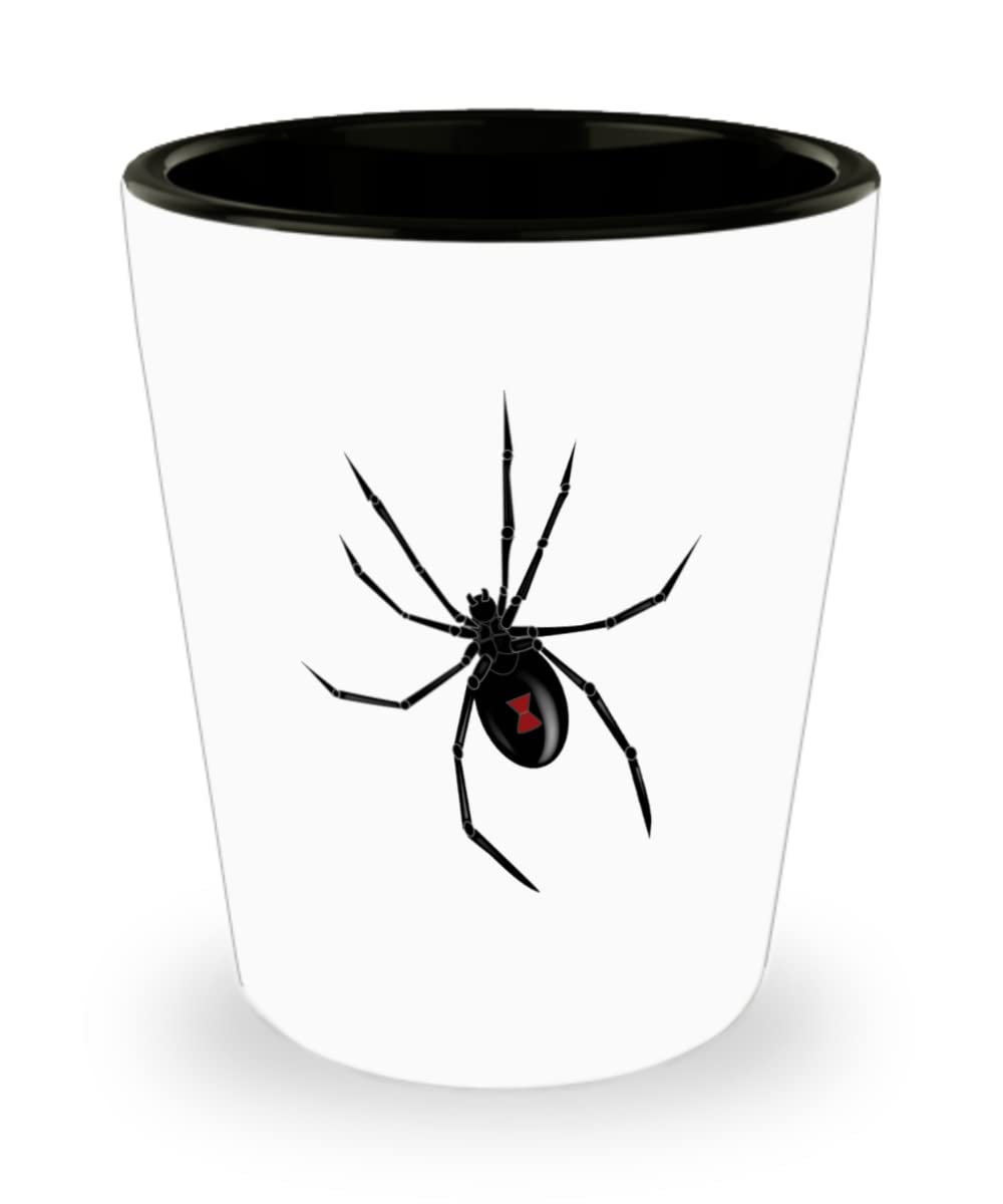 Black Widow Spider Shot Glass