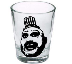 captain spaulding devils rejects horror shot glass