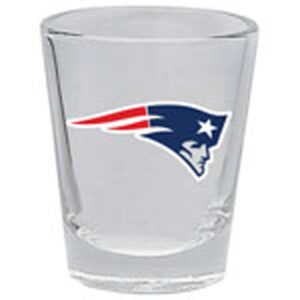 hunter 1101-10-4332 shot glass44; 2 oz. new england patriots