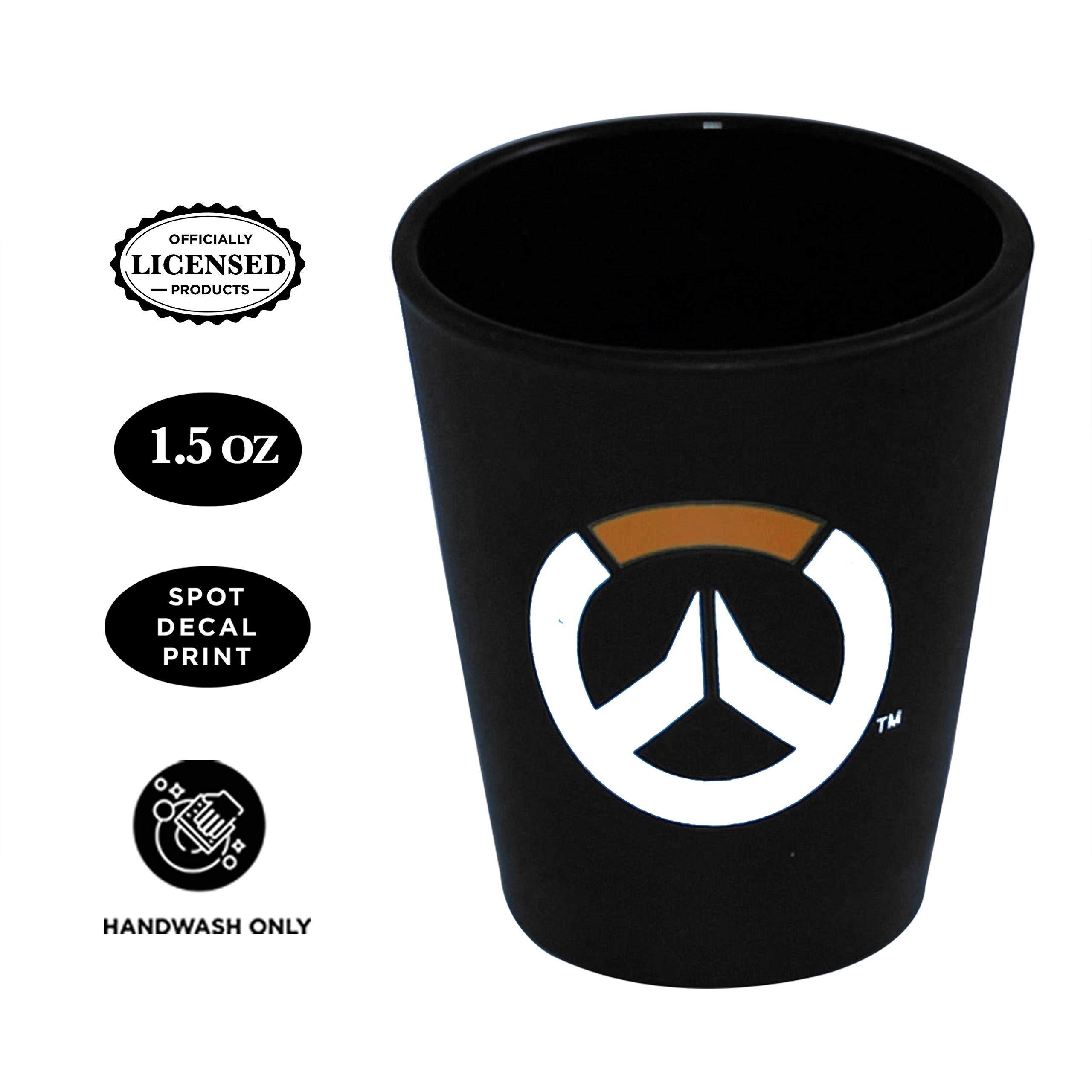 JUST FUNKY Overwatch Xbox One Logo Anime Shot Glasses Clear Glasses Ice Cubed Glasss - Gifts Vedios & Games