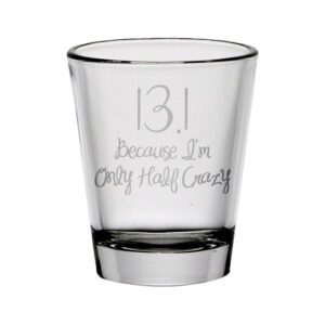 Half Marathon Shot Glass (Clear)