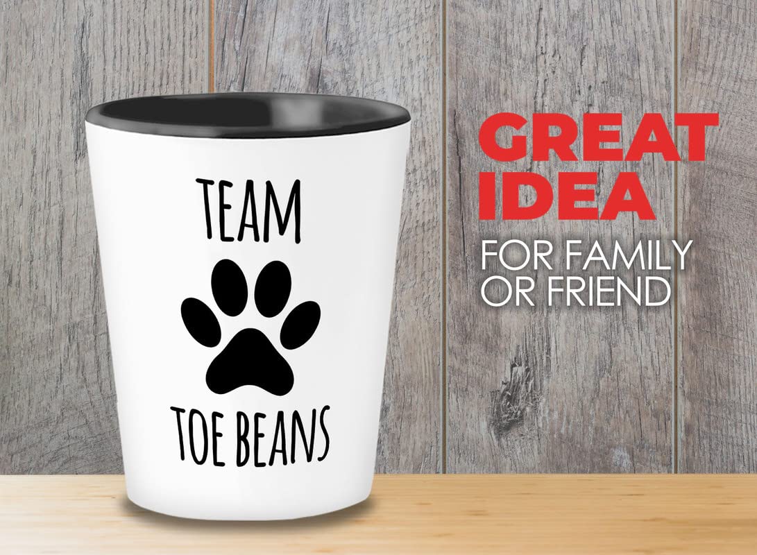 Bubble Hugs Veterinarian Shot Glass 1.5oz - Team Toe Beans - Animal Doctor Veterinarian Pet Owner Rescuer Savior Saving Animals Future Veterinary Student