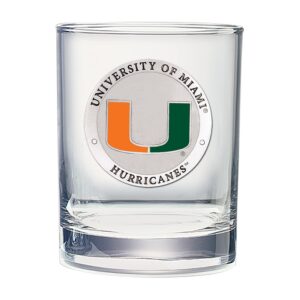 heritage pewter miami double old fashion | double rocks glass 14 oz for liquor | expertly crafted pewter glass