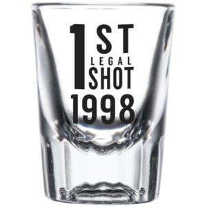 1st Legal Shot Glass (1998 PRINTED)