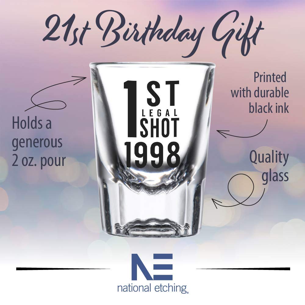 1st Legal Shot Glass (1998 PRINTED)