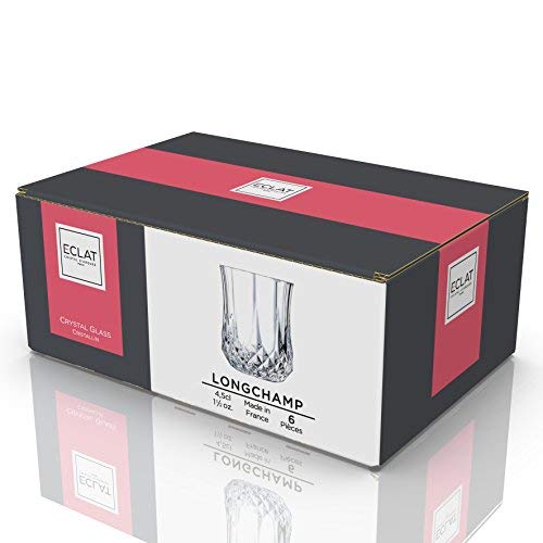 Cristal D'arques B071NW894X Longchamp Shot Glass, 4.5 cl, Crystal