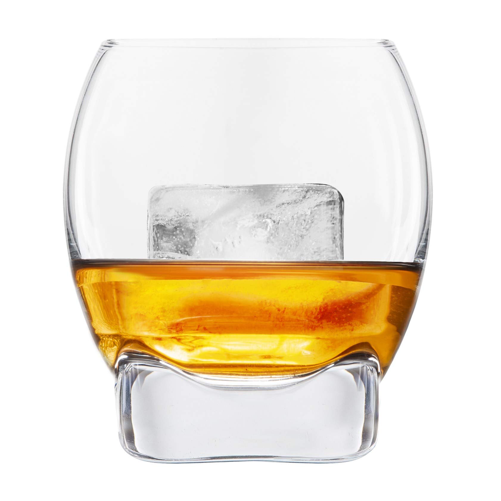 Final Touch Colossal Ice Cube Whiskey Glass & Silicone Ice Cube Mould Set (GS700)