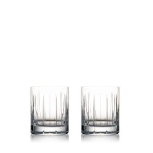 rogaska avenue double old fashion set of 2