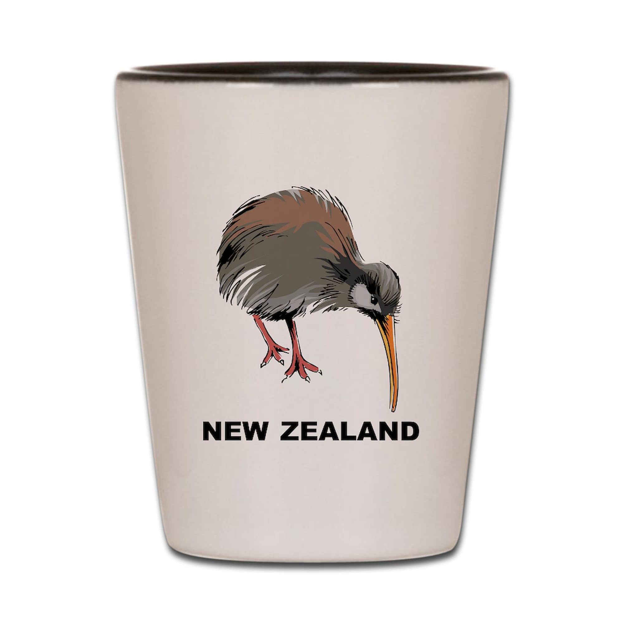 CafePress New Zealand Kiwi Unique and Funny Shot Glass