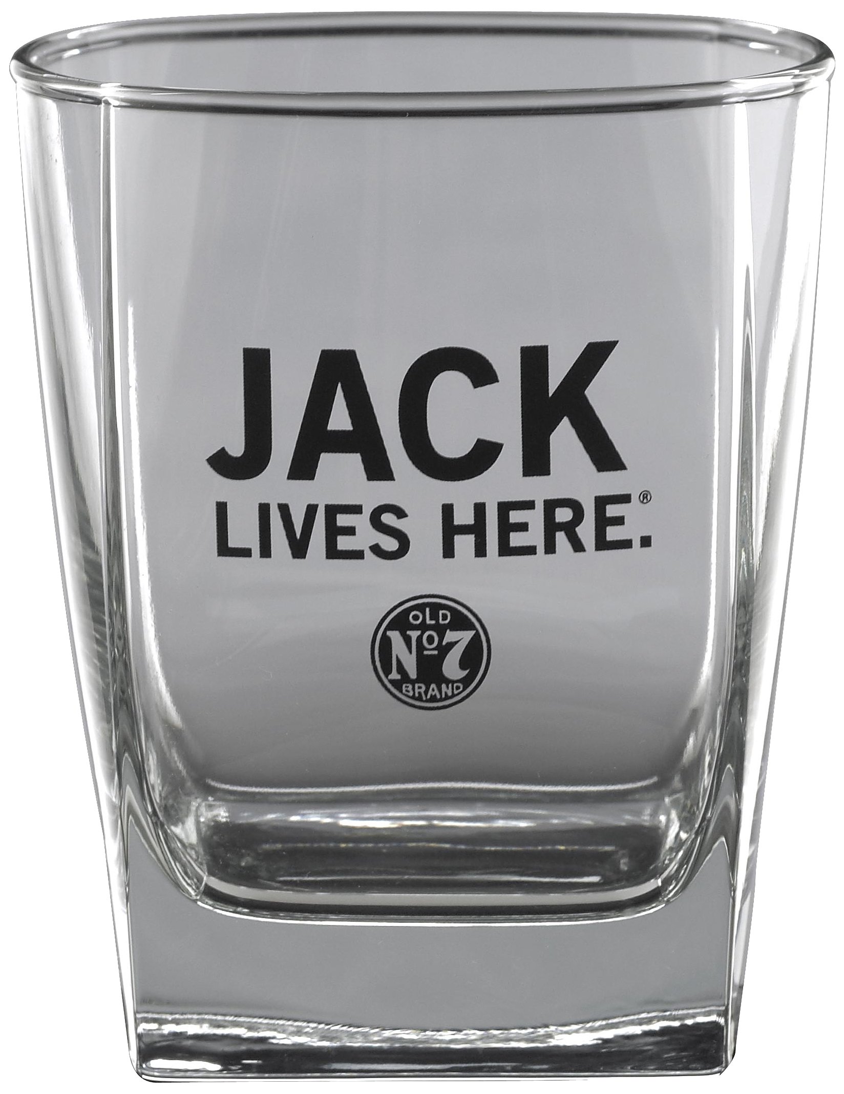 Jack Daniel's Licensed Barware Jack Lives Here Double Old Fashioned Glass