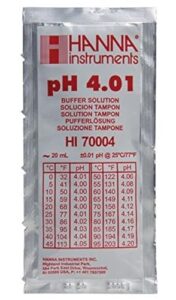 hanna 4.01 ph calibration 20 ml packet