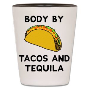 Tequila Shot Glasses - Set Of 4 Taco Tuesday & Cinco de Mayo Party Shooters With Funny Quotes & Sayings - Unique Novelty Mexico Drinking Shotglasses - Fun Gift For Men, Women, Adults & 21st Birthday