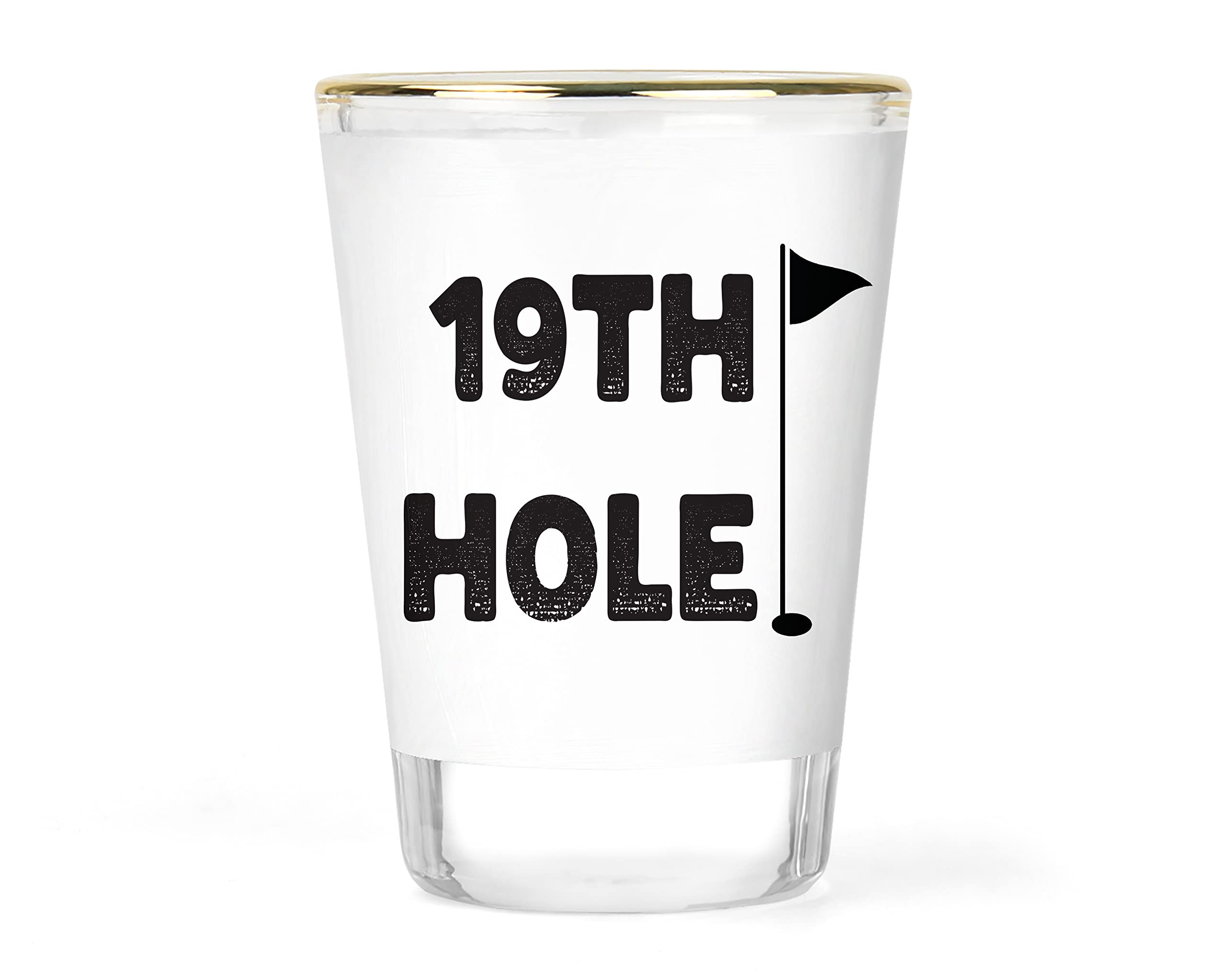 19th Hole Golf Shot Glass - Golfing Shot Glass - Golfer Shot Glasses - Golf Gifts for Him - Gift for Him - Funny Golf Gift_NEW