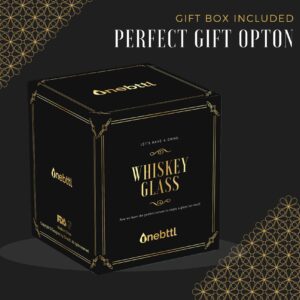 Onebttl Funny Birthday Gifts for Men&Him, Father's Day Gifts for Dad, Gifts from Daughter/Son, Birthday Whiskey Glass for Boyfriend, Best Friends, Coworkers, Husband, Brother, Uncle, Boss - November