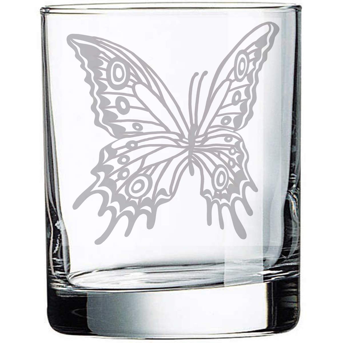 Alankathy Mugs 10 oz Rock Whiskey Glass (butterfly)