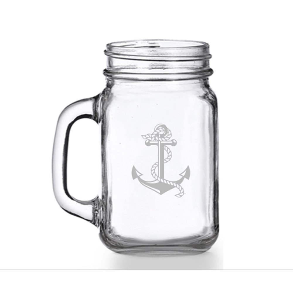 Anchor Mason Jar Mug