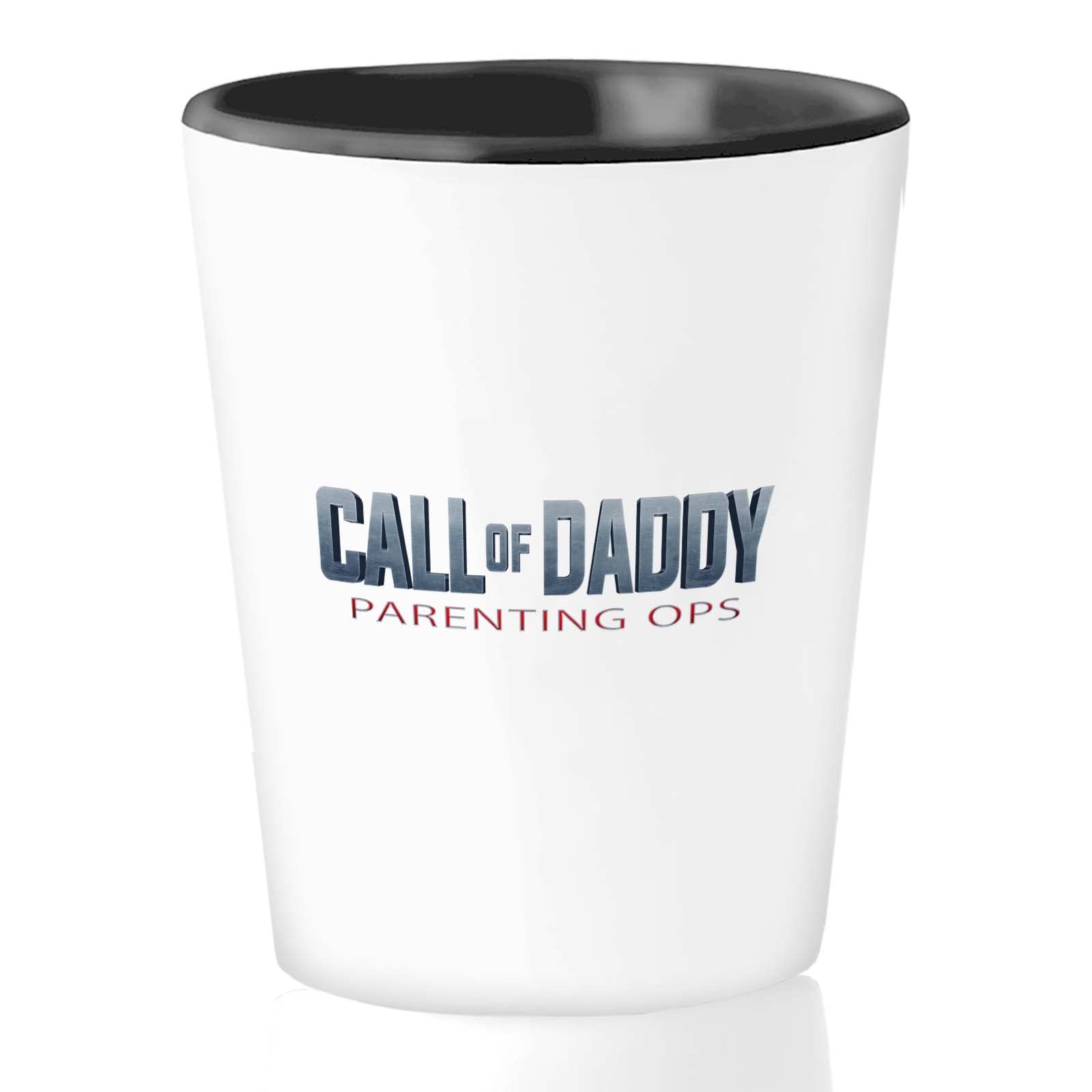 Father's Day Shot Glass 1.2oz - Call Of Daddy Parenting Ops - Awesome Birthday Gamer Dad Best Fathers Day