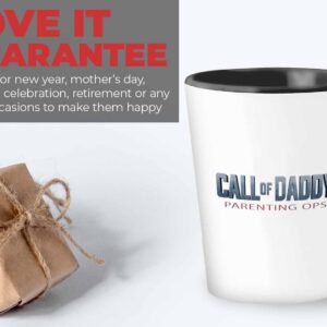 Father's Day Shot Glass 1.2oz - Call Of Daddy Parenting Ops - Awesome Birthday Gamer Dad Best Fathers Day