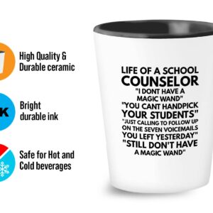 Bubble Hugs Counselor Shot Glass 1.5oz - Of A School - Psychologist Psychriatist Clinical Social Worker Mental Health Therapist Behavioral Public Advisor Rehabilitation Holistic Career