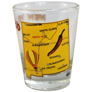 Souvenir Shot Glass New Mexico - NM