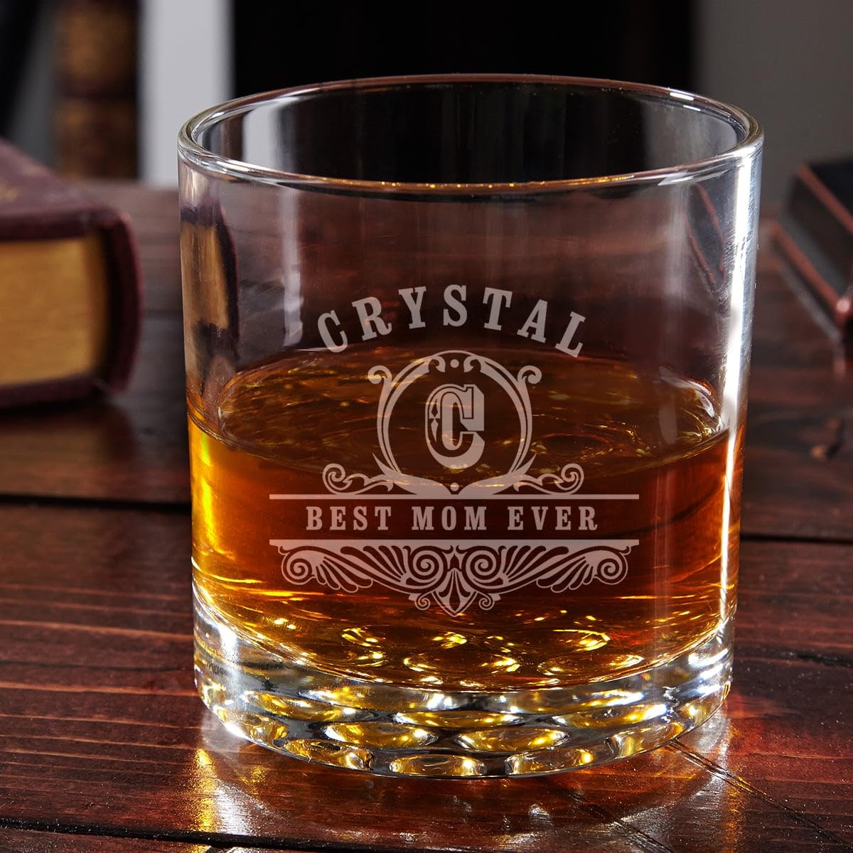 HomeWetBar Ultra Rare Edition Engraved Buckman Whiskey Glass (Personalized Product)