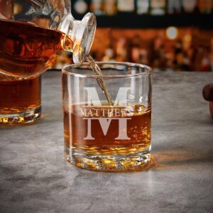 HomeWetBar Ultra Rare Edition Engraved Buckman Whiskey Glass (Personalized Product)