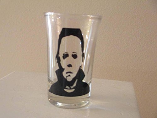 Michael Myers Shot Glass Horror Halloween Drinking Bar Gift for Him Her