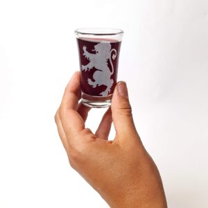 Lion Rampant Shot Glass - Free Personalized Engraving