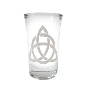 Celtic Trinity Knot Engraved Shot Glass - Free Personalization