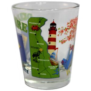 Souvenir Shot Glass - Delaware