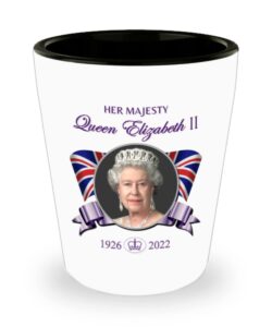 cyber hutt west queen elizabeth ii commemorative shot glass 1926 2022