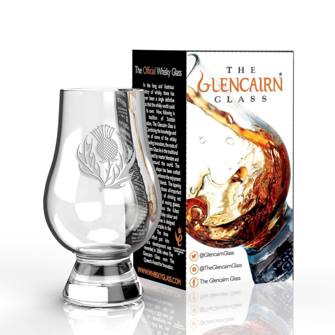 GLENCAIRN SCOTLAND THISTLE SCOTCH MALT WHISKY TASTING GLASS