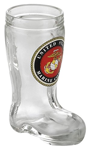 M. CORNELL IMPORTERS 5648 Marine Corps Mini Boot Glass Shot