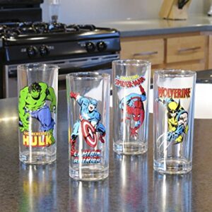 Vandor 99079 Star Wars 4 pc 10 oz Glass Set, Multicolor