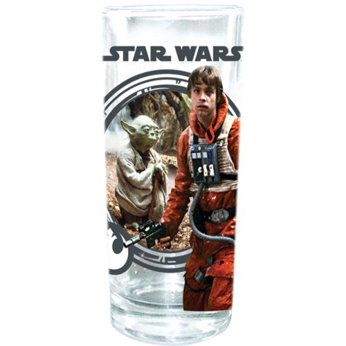 Vandor 99079 Star Wars 4 pc 10 oz Glass Set, Multicolor