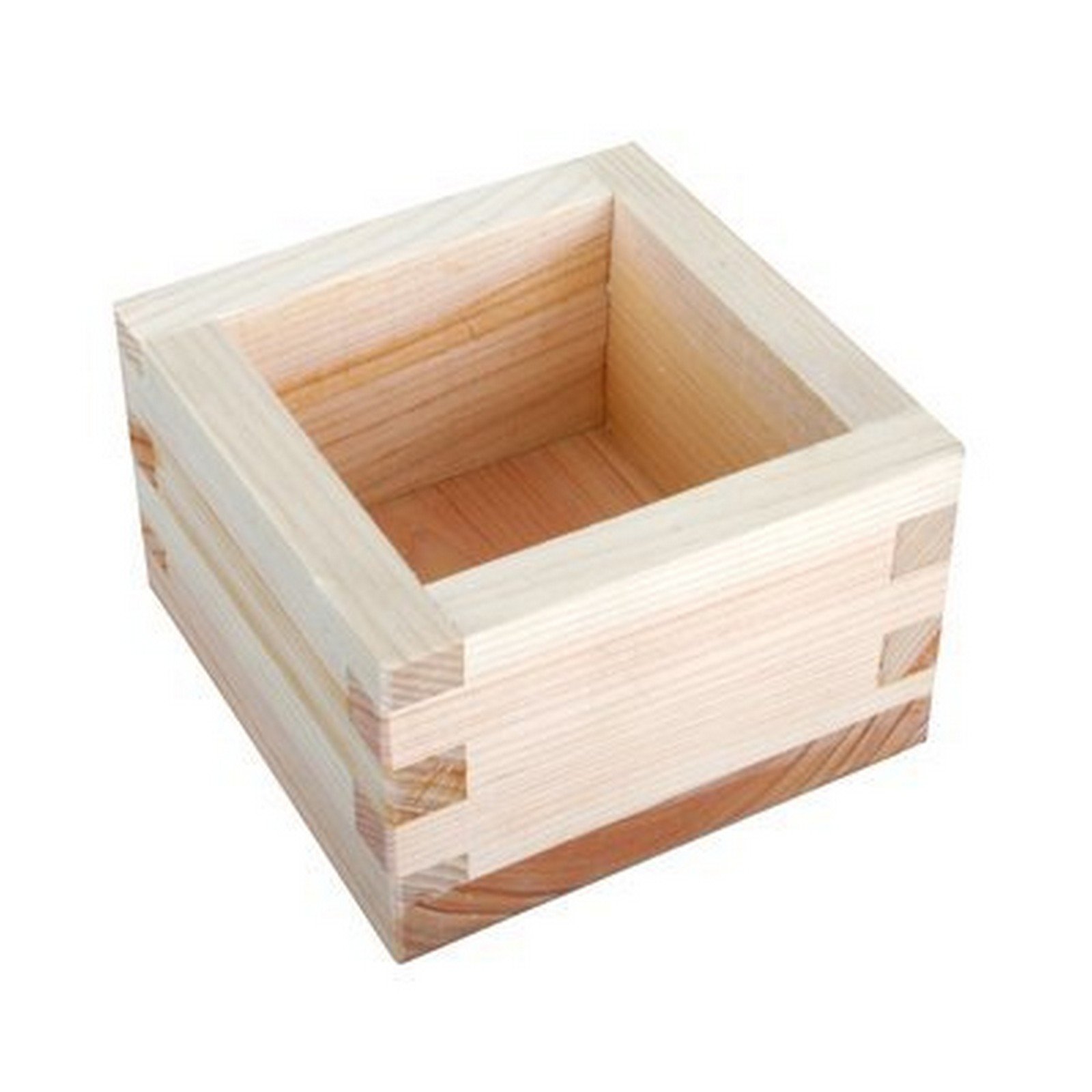 JapanBargain 2757x4, Wooden Masu Sake Cups Japanese Hinoki Wood Cypress Saki Cup Box Made in Japan, 4 ounce, Set of 4