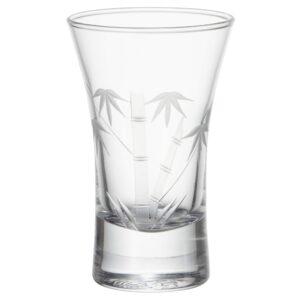 toyo sasaki glass 09112-75 cold sake glass, 4.3 fl oz (110 ml), kiriko cup, bamboo kiriko cup, made in japan